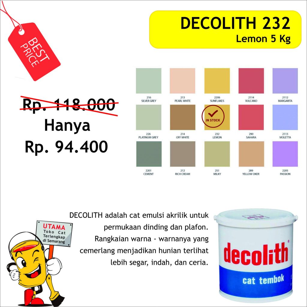 decolith 232 - Toko Cat Utama Toko Cat Utama